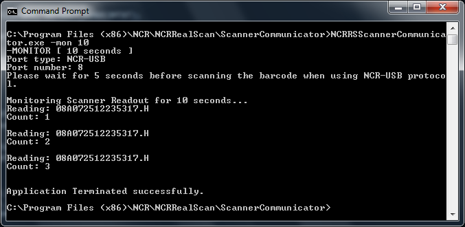 Enable Monitoring mode of the scanner Enable Monitoring mode of the scanner