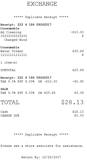 Printing Duplicate Receipts Using A Receipt Number
